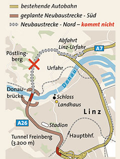 Linzer Westring wird halbiert - news.ORF.at