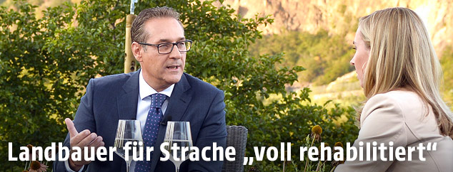 Landbauer für Strache "voll rehabilitiert" - news.ORF.at